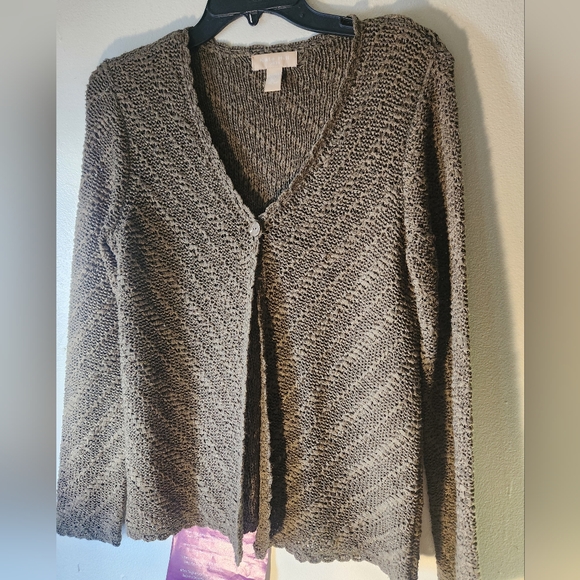 Kate Hill | Sweaters | Kate Hill Cozy Gray Knit Cardigan | Poshmark